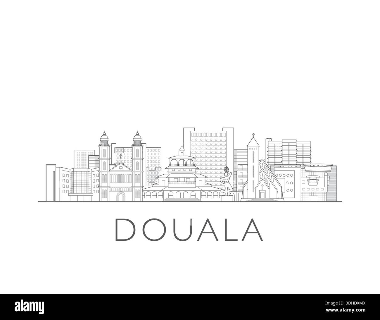 Douala skyline cameroon urban hi-res stock photography and images - Alamy