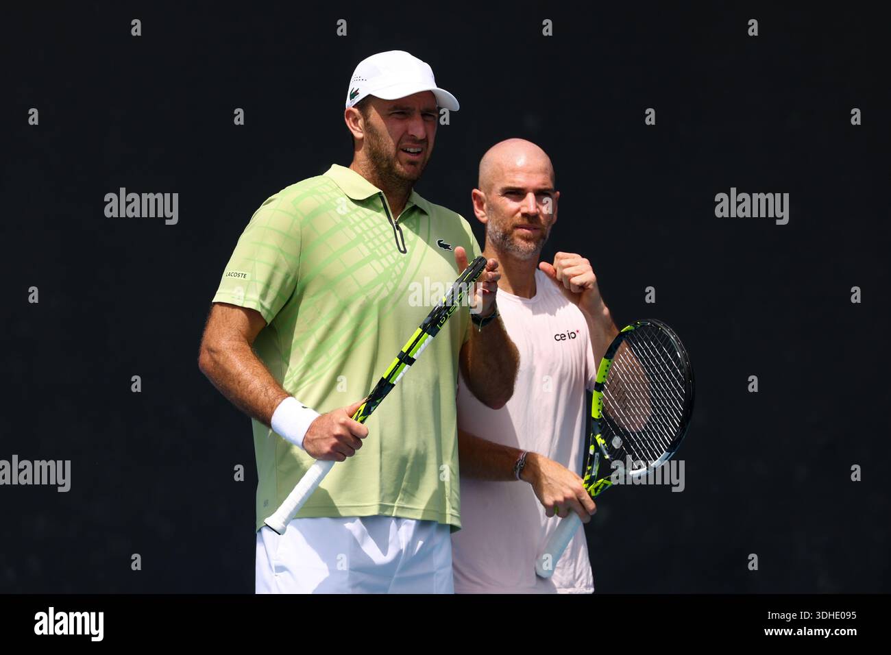 Melbourne, Australia. 21st Jan, 2026. Fabrice Martin and Adrian ...