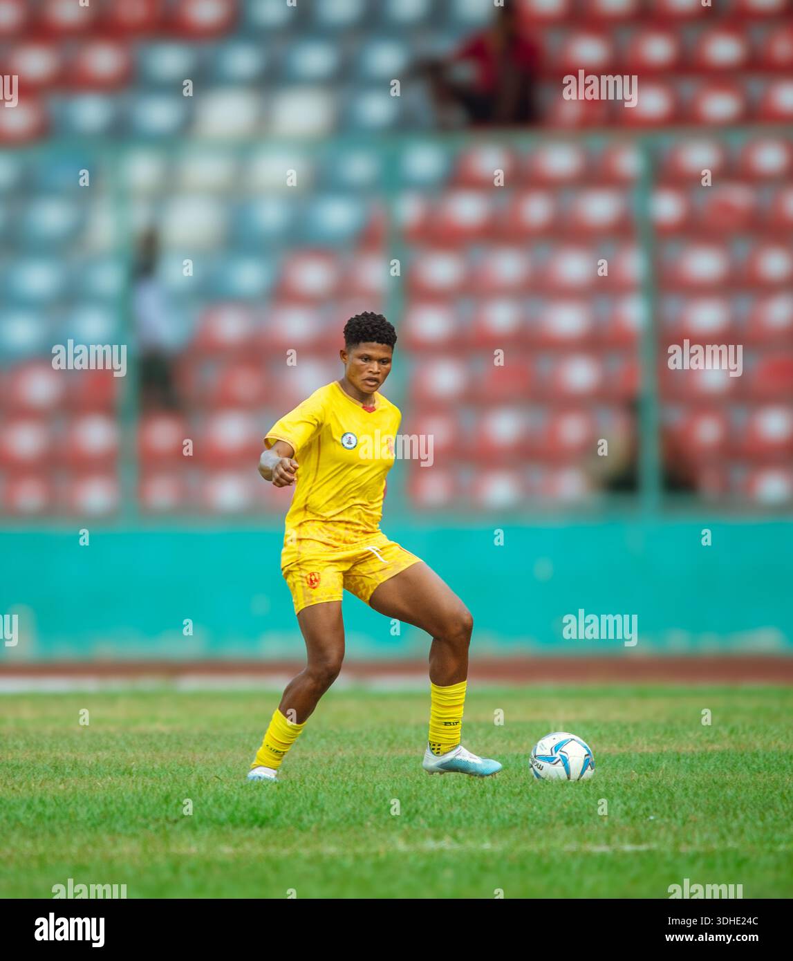 Benin City, Nigeria, 21st Jan, 2026. Edo Queens’ Olapade Zainab in ...