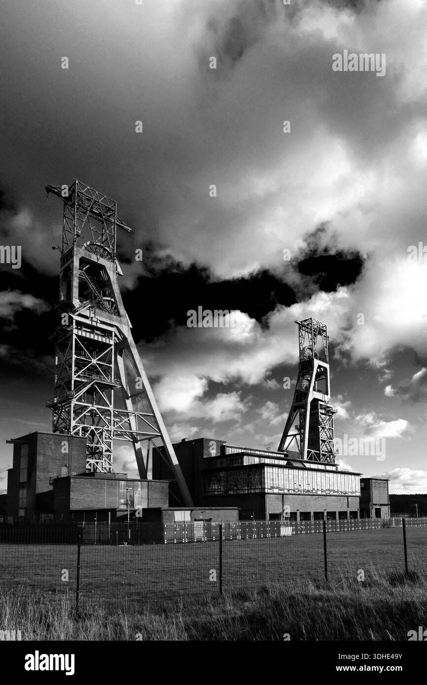The Power House and Headstocks of the old Clipstone Colliery, Mansfield ...