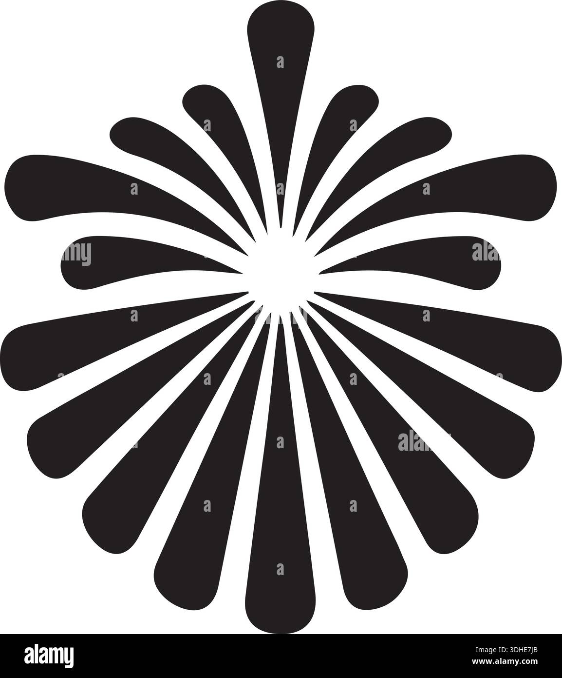 Line firework object celebration Stock Vector Images - Alamy