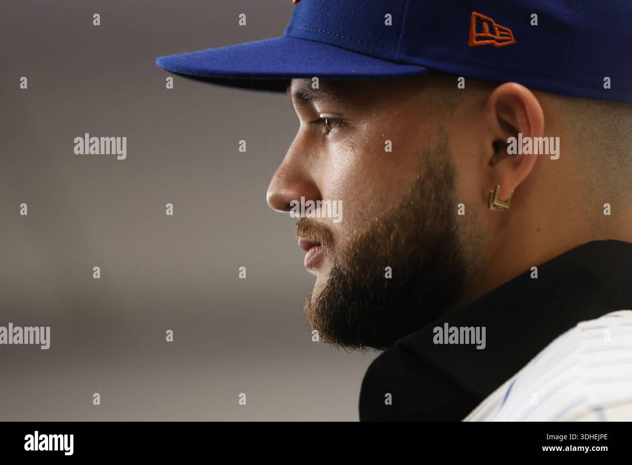 Bo Bichette speaks during his introductory press conference with the ...
