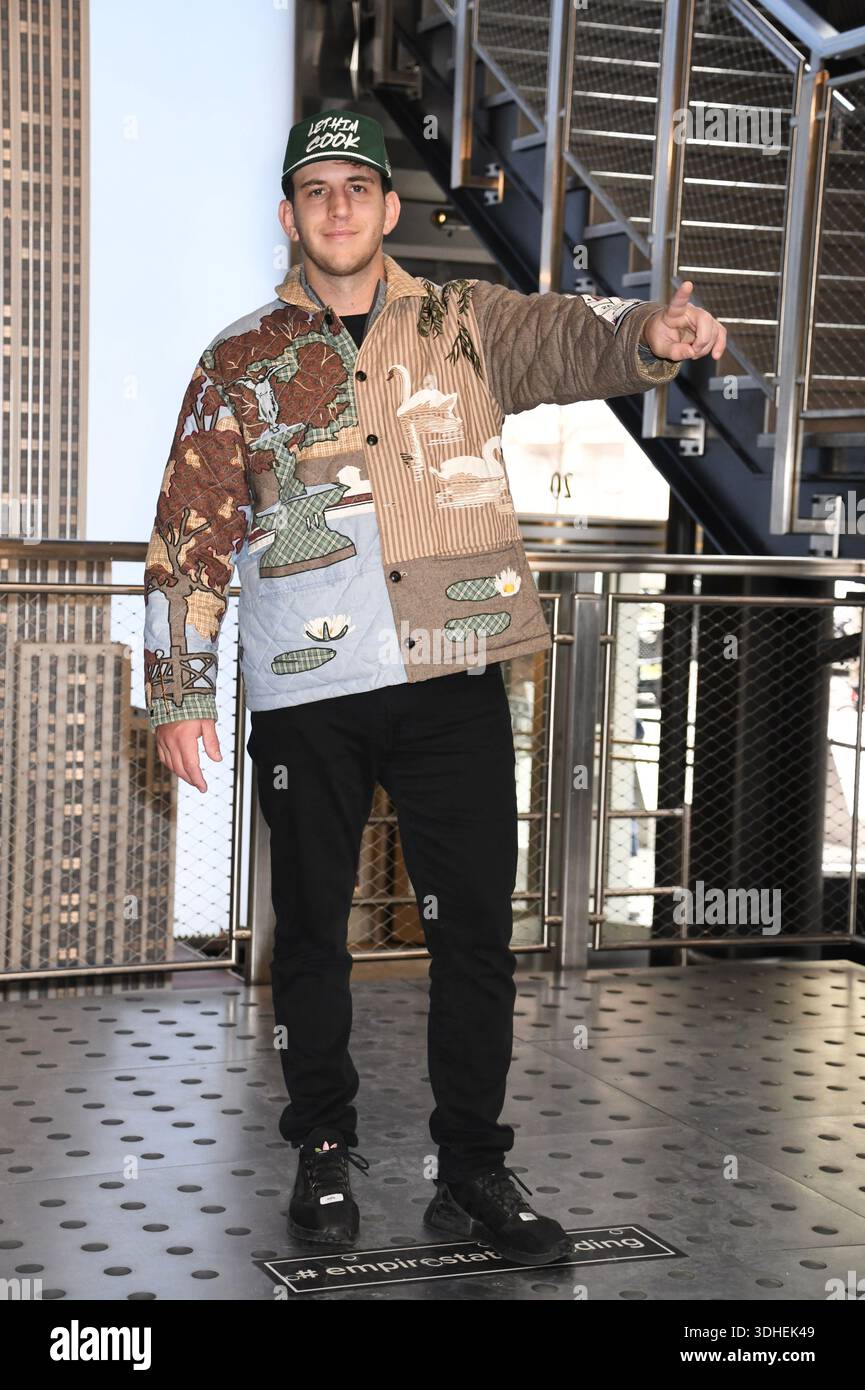 New York, NY, USA. 21st Jan, 2026. ILLENIUM visits The Empire State ...