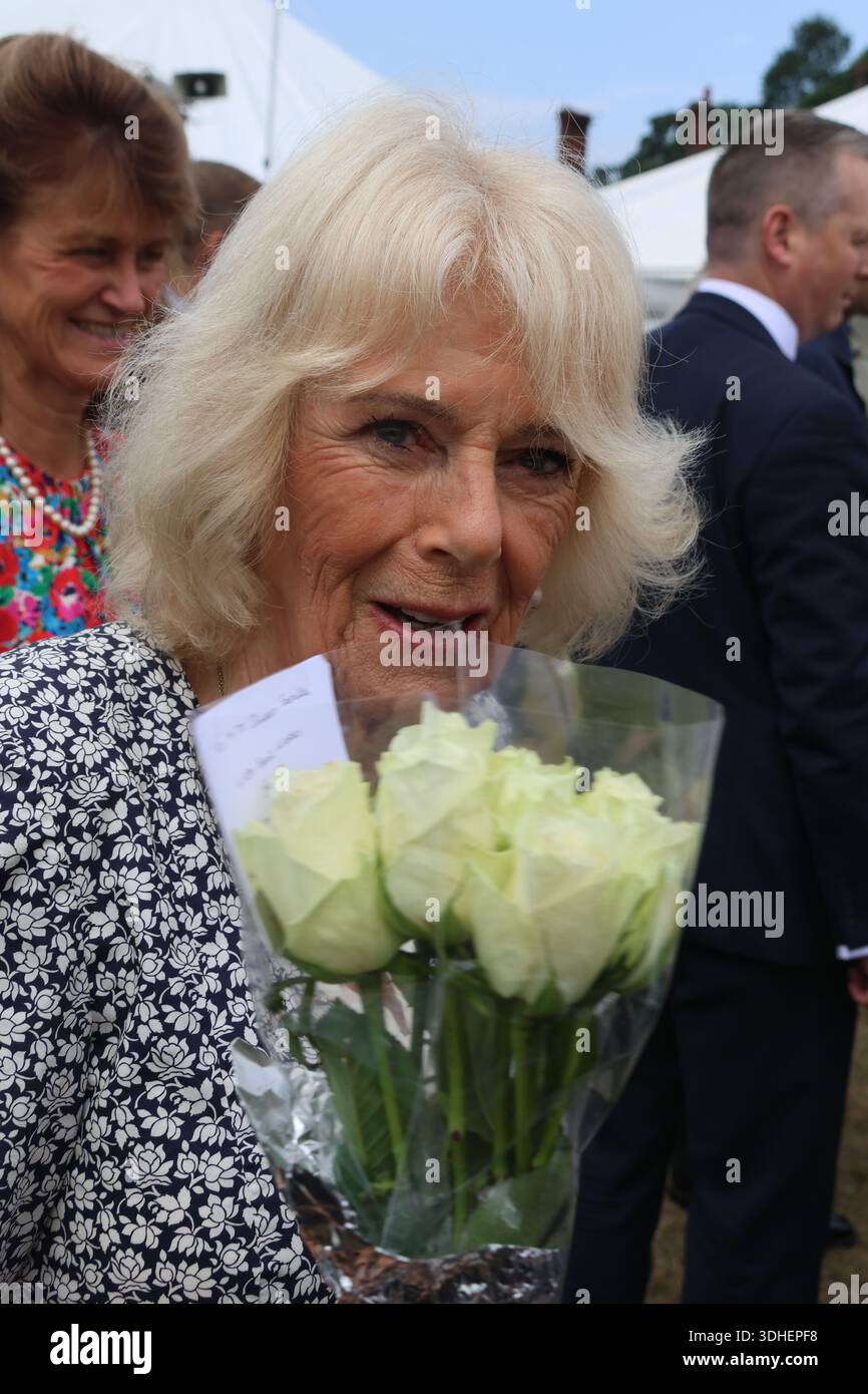 TM KING CHARLES III AND QUEEN CAMILLA ATTEND THE 2025 SANDRINGHAM ...