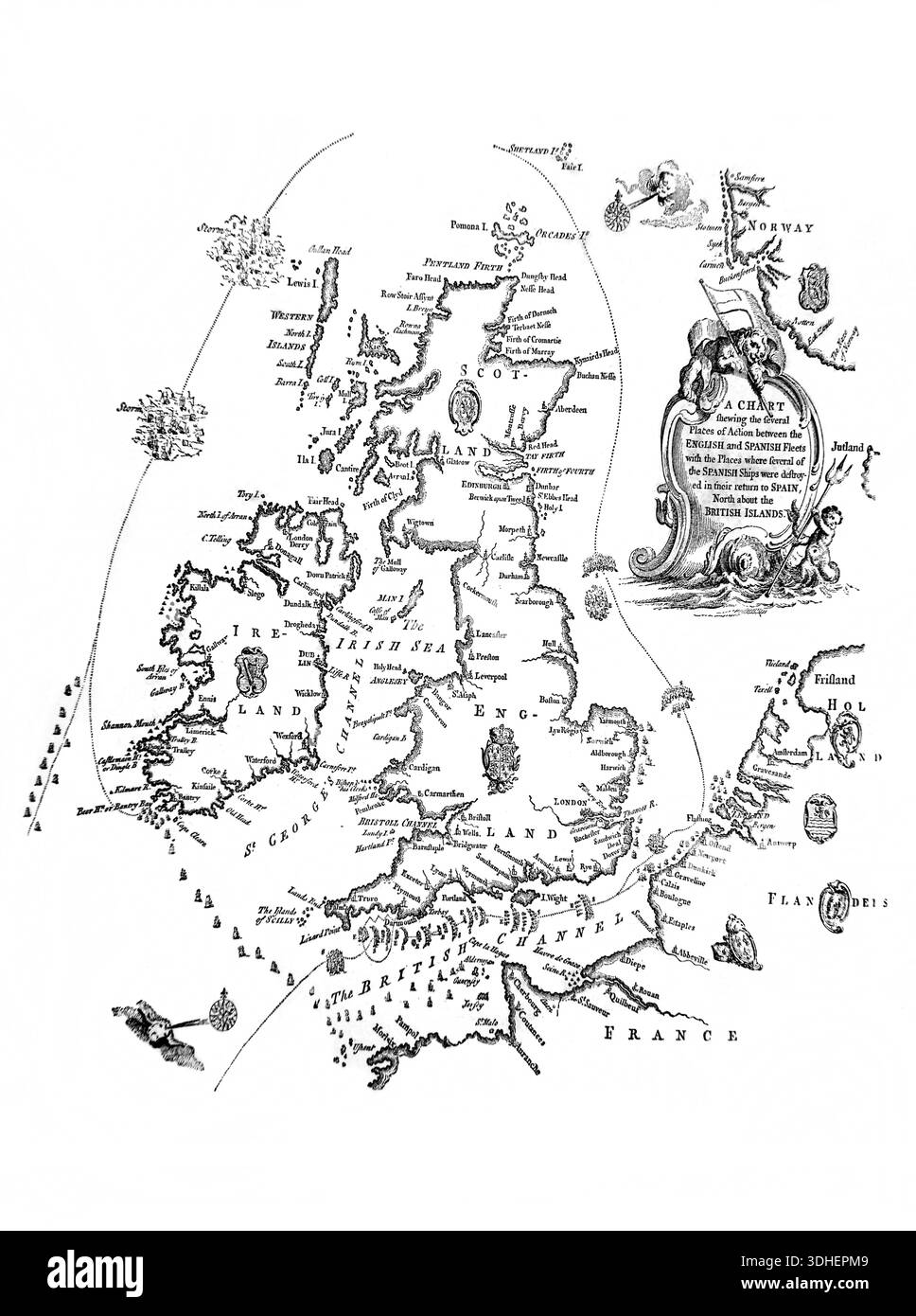 1588 map Black and White Stock Photos & Images - Alamy