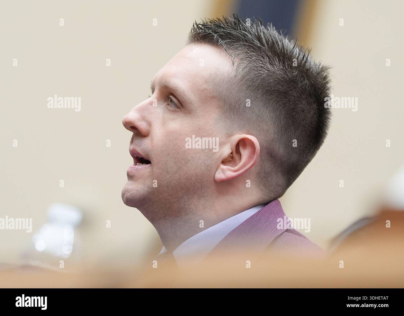 Dylan Hedtler Gaudette testifies during a House Judiciary subcommittee ...