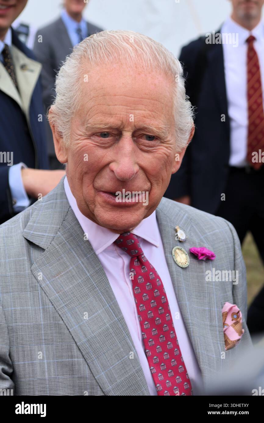 TM KING CHARLES III AND QUEEN CAMILLA ATTEND THE 2025 SANDRINGHAM ...