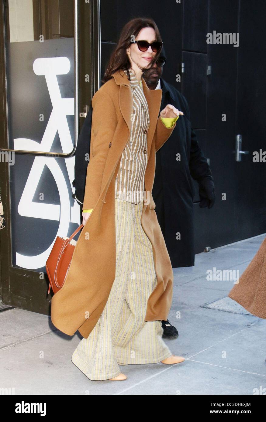 New York, NY, USA. 21st Jan, 2026. Rebecca Hall seen at Good Morning ...