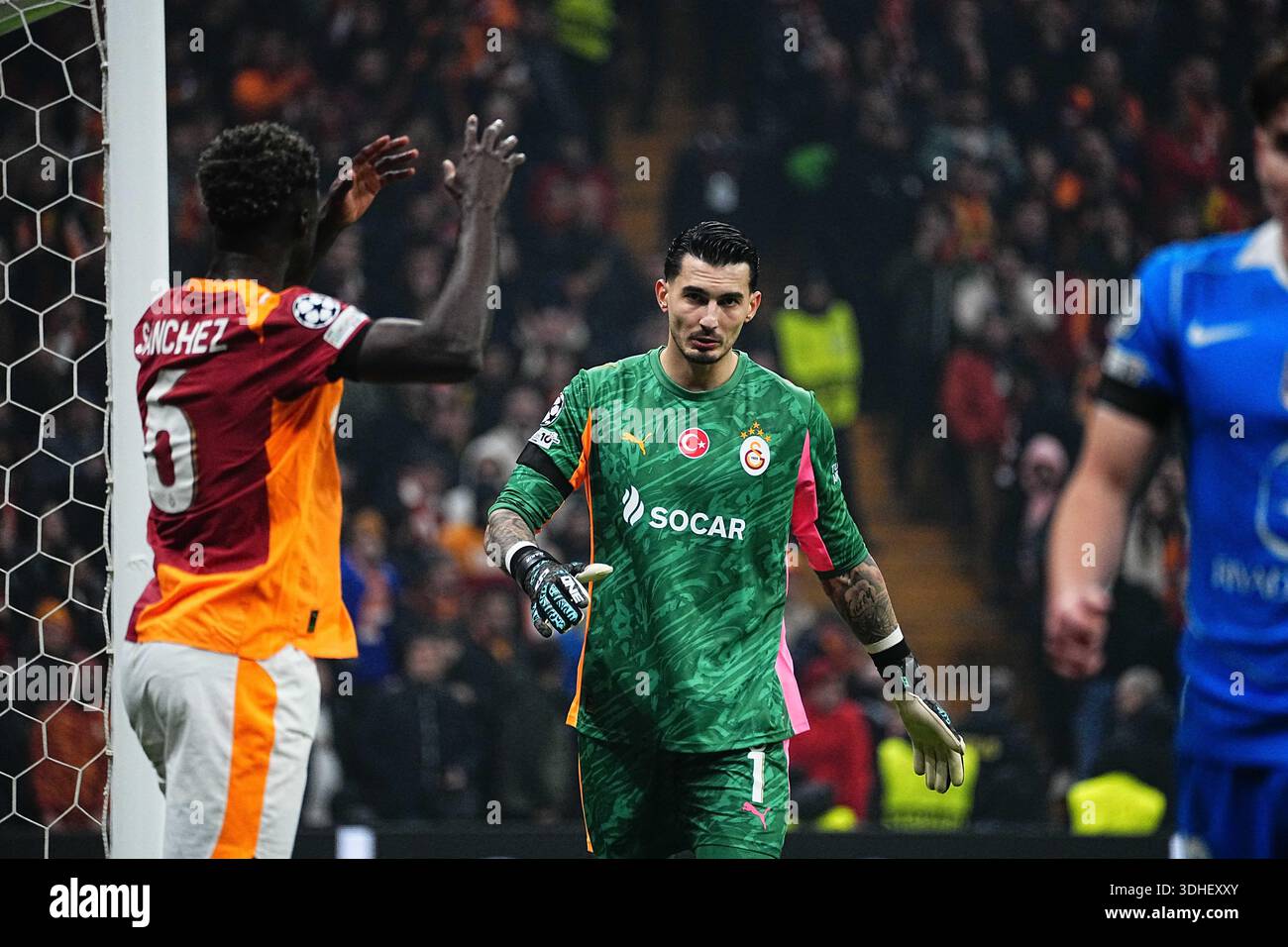 Ugurcan Cakir of Galatasaray during the UEFA Champions League match ...
