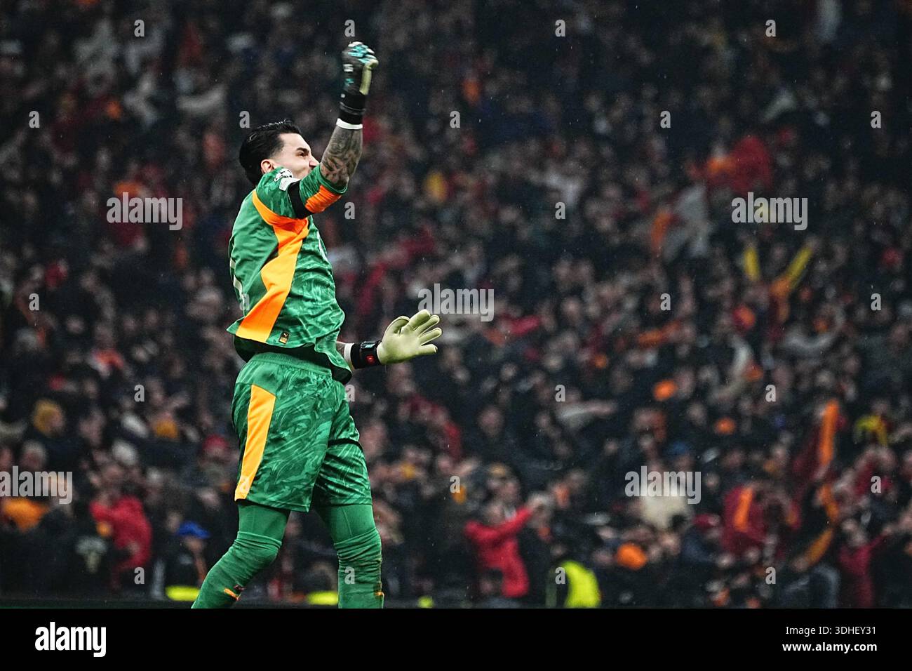 Ugurcan Cakir of Galatasaray during the UEFA Champions League match ...