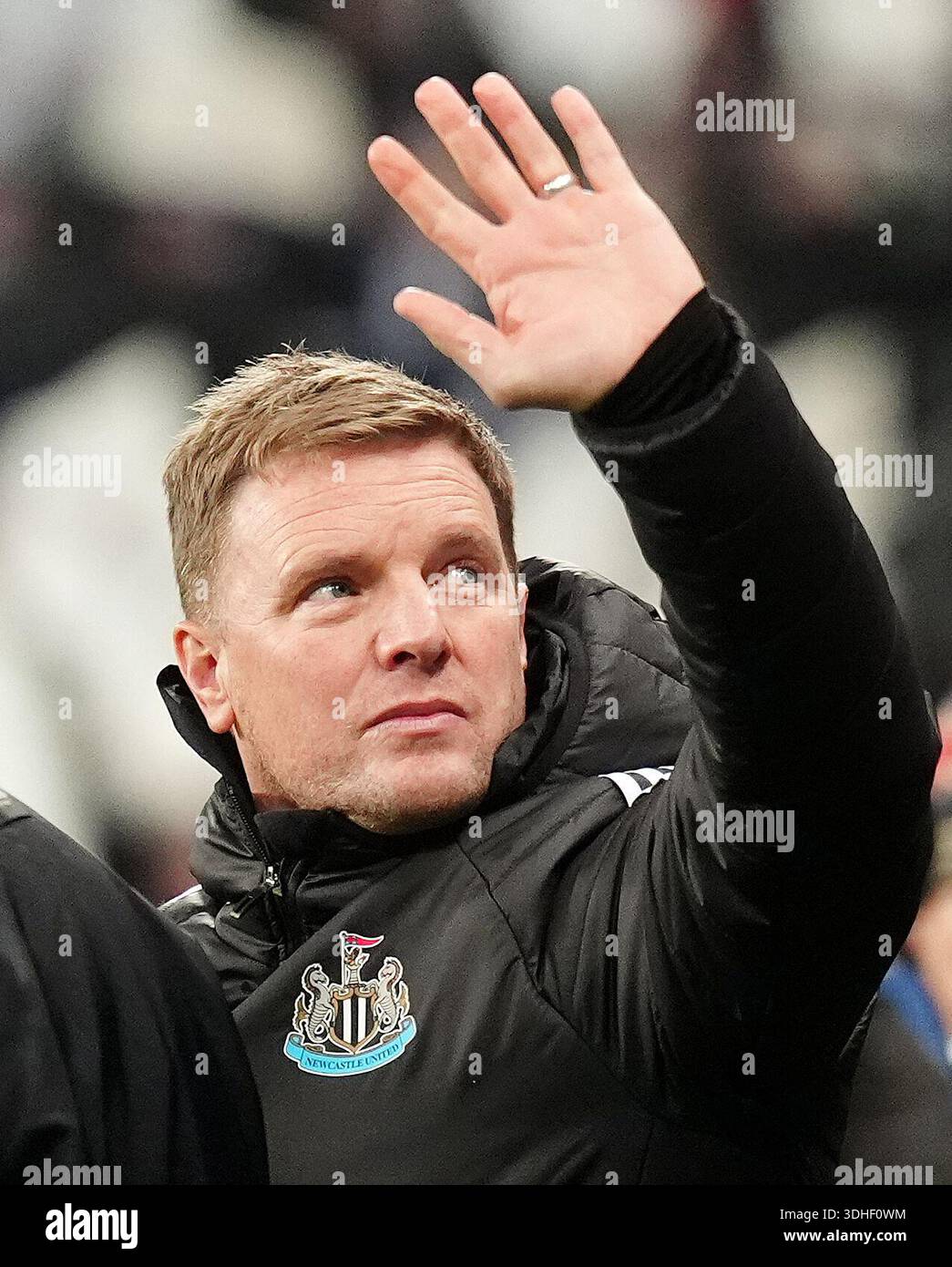 Newcastle United manager Eddie Howe ahead of the UEFA Champions League ...
