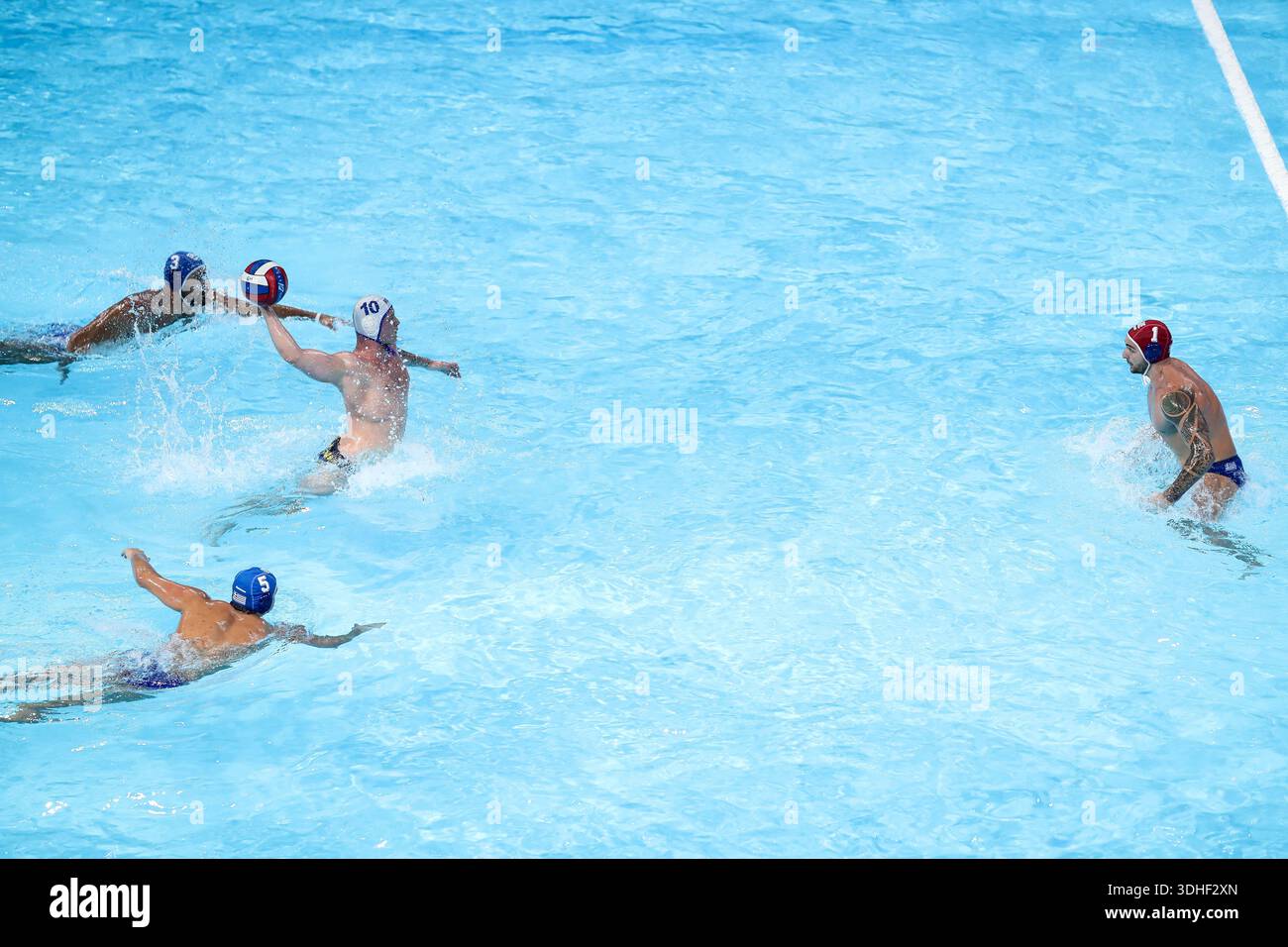 during the Romania v Greece European Water Polo Championships 2026 ...
