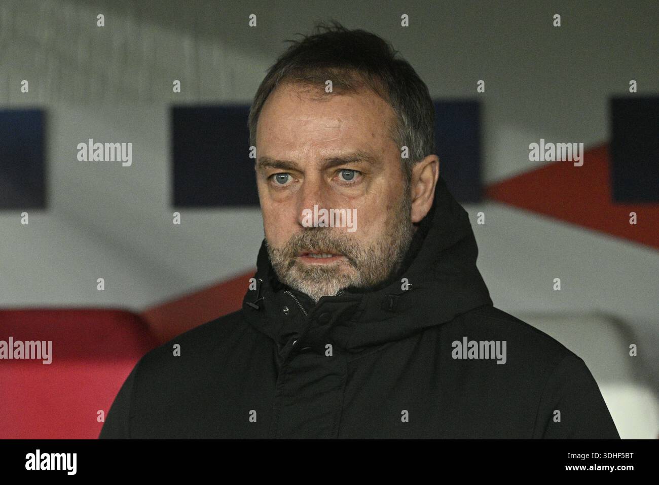 Prague, Czech Republic. 21st Jan, 2026. FC Barcelona coach Hansi Flick ...