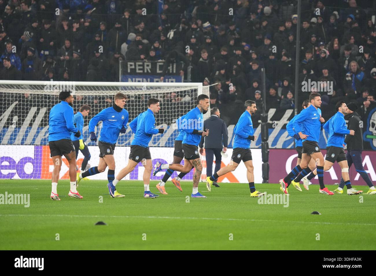 Team of Atalanta BC during the UEFA Champions League, League phase, MD7 ...