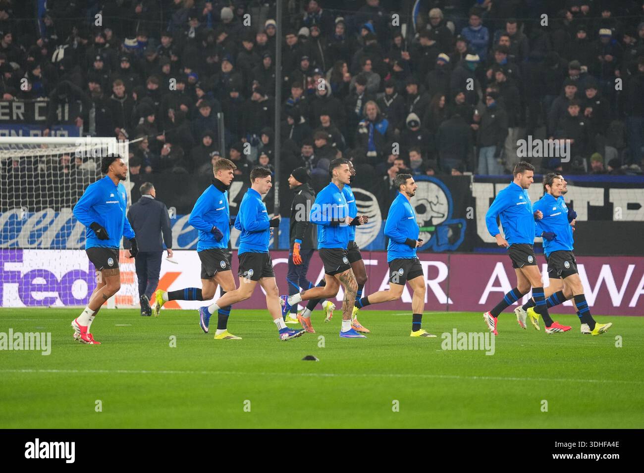 Team of Atalanta BC during the UEFA Champions League, League phase, MD7 ...