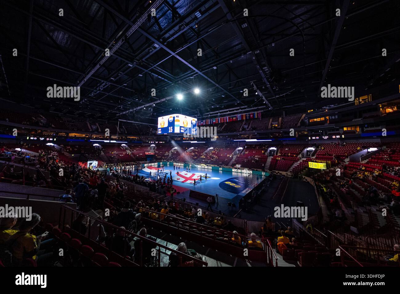 Malmo, Sweden. January 21st, 2026. Malmo Arena seen before the EHF Euro ...
