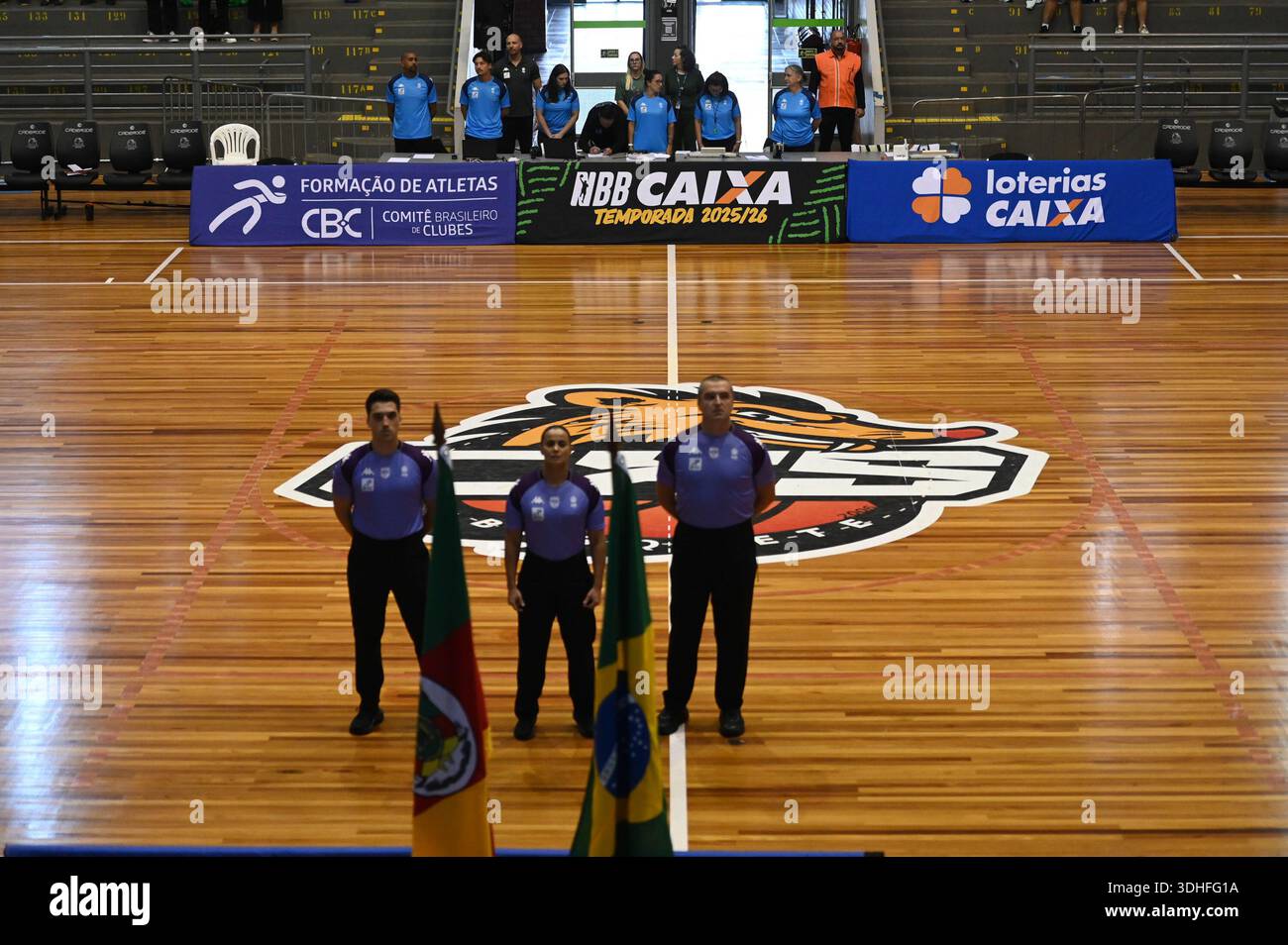 Caxias Do Sul, Brazil. 21st Jan, 2026. Images from the basketball game ...