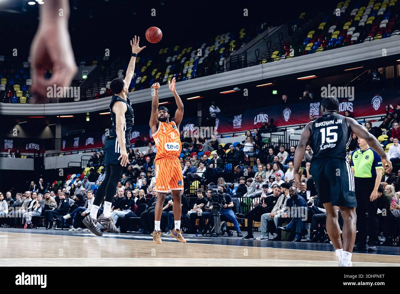 London, UK. 21 January, 2026 Ulm player Malik Osborne during BKT ...