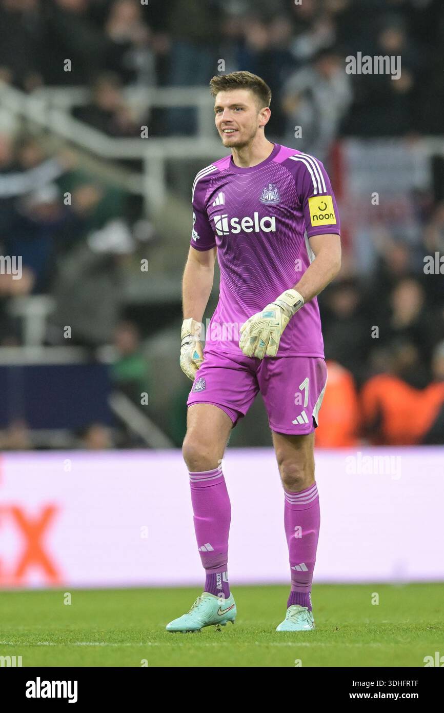 Nick Pope of Newcastle United during the UEFA Champions League League ...
