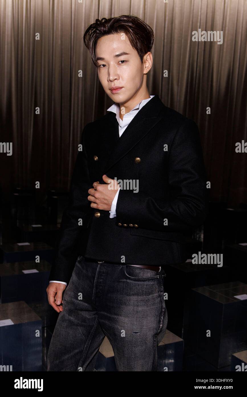 Henry Lau attends DIOR Homme Fall/Winter 2026-2027 runway during Paris ...