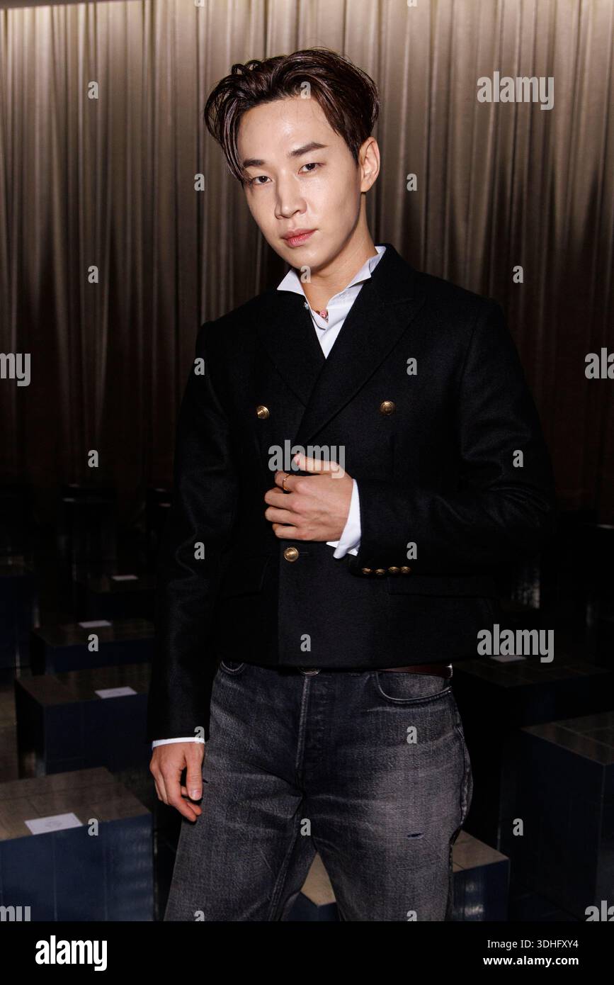 Henry Lau attends DIOR Homme Fall/Winter 2026-2027 runway during Paris ...