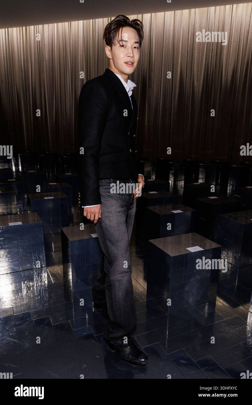 Henry Lau attends DIOR Homme Fall/Winter 2026-2027 runway during Paris ...