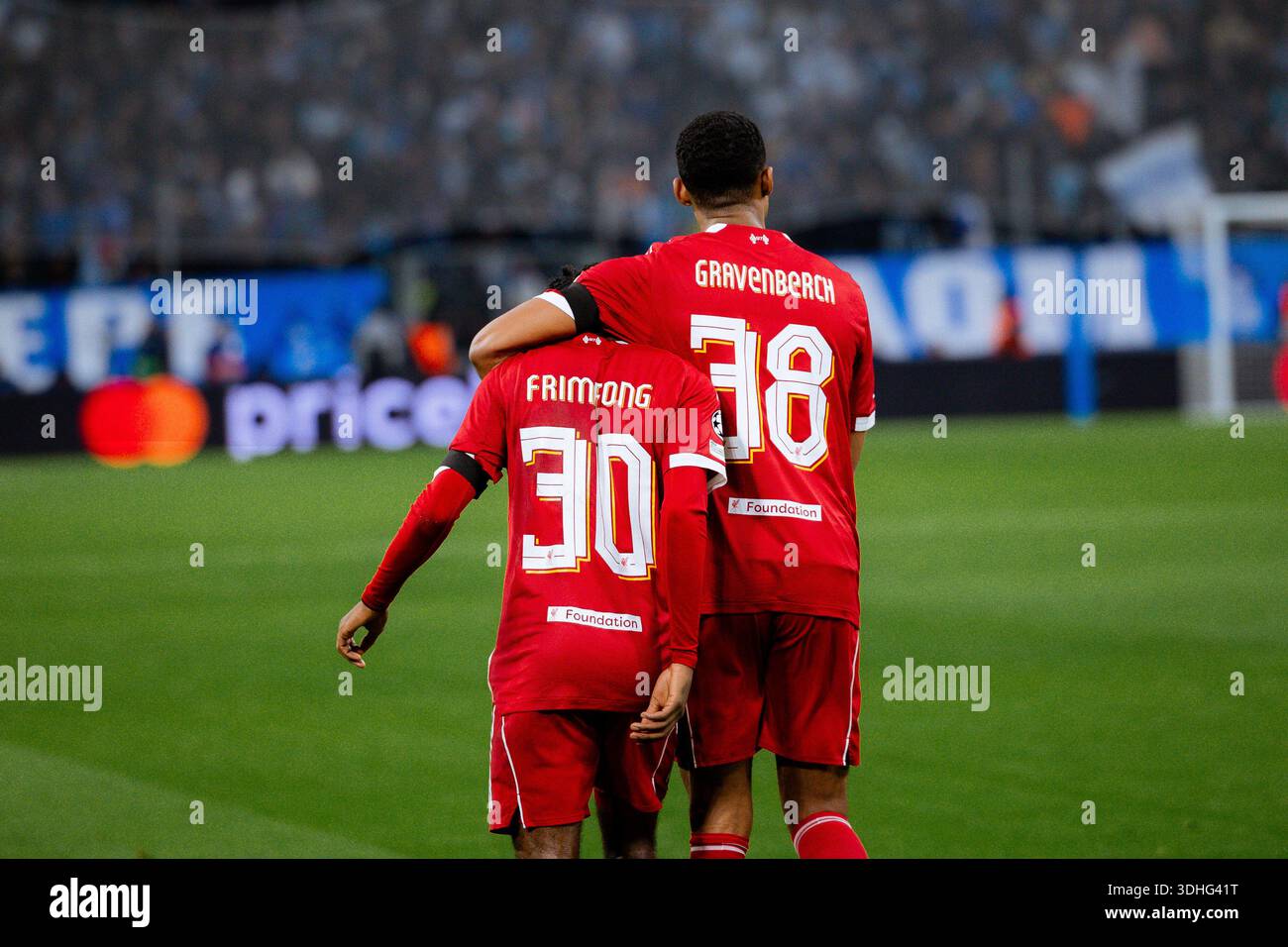Marseille, France. 21st Jan, 2026. Jeremie Frimpong of Liverpool FC ...