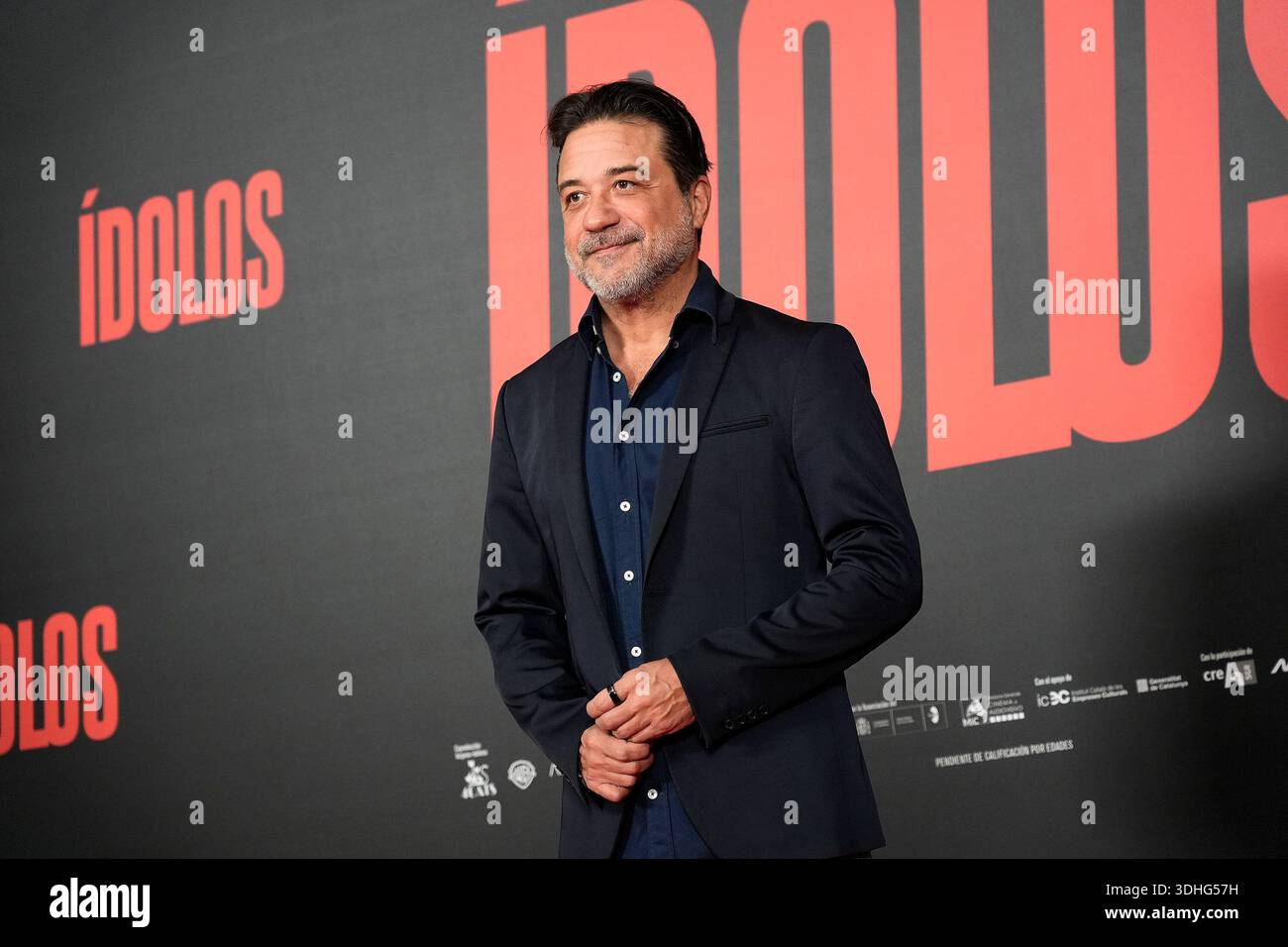 Enrique Arce during the presentation in Madrid of the film “Idolos ...