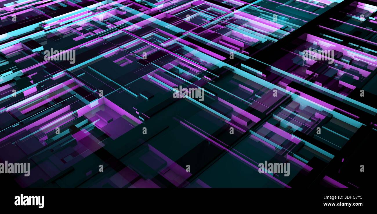 Tech structure forms layered hi-res stock photography and images - Alamy