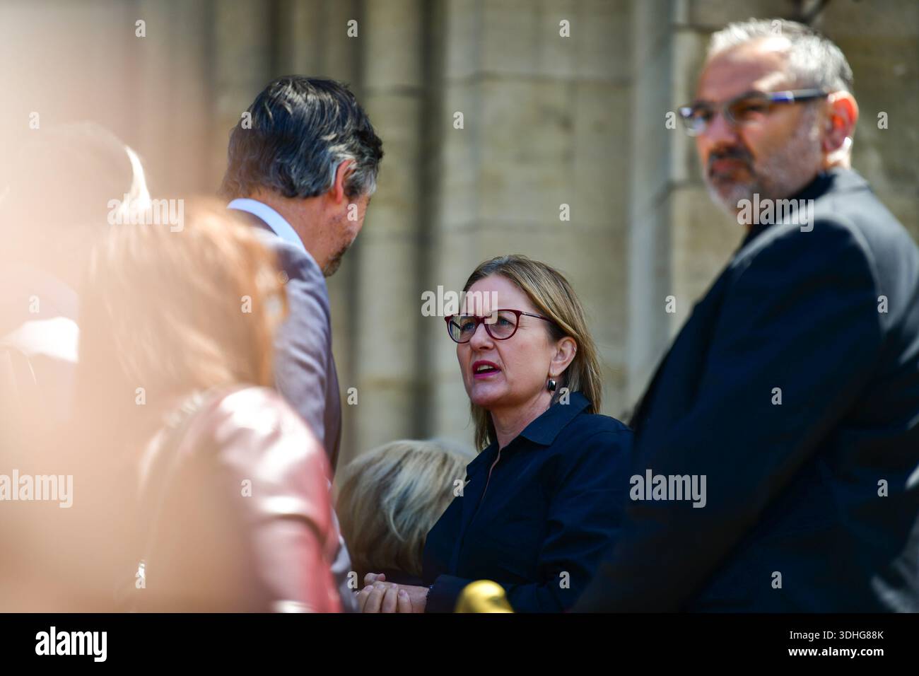 Victorian Premier Jacinta Allan talks with Lord Mayor of Melbourne ...