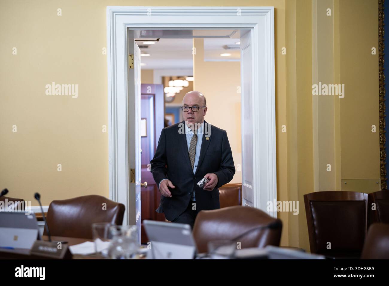 House Rules Committee Ranking Member Jim McGovern (D-Mass.) arrives for ...