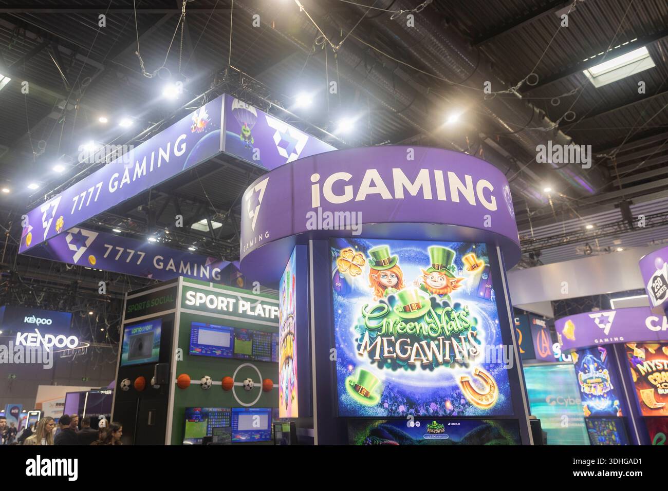 Barcelona, Spain. 21st Jan, 2026. The 777 Gaming logo of the casino ...