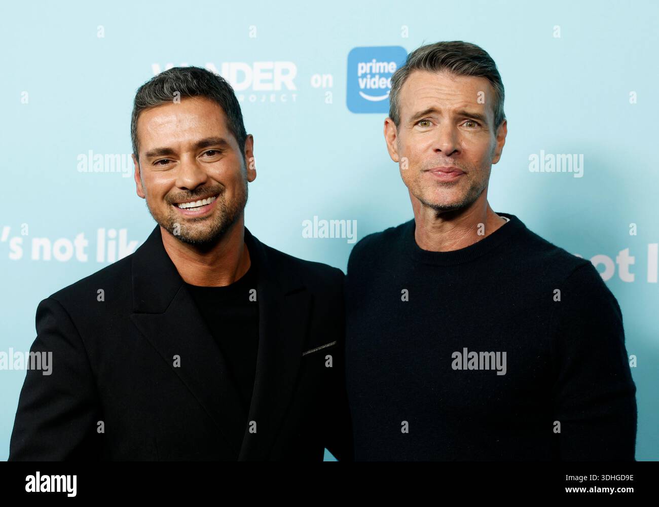 Scott Foley and J.R. Ramirez arrive on the red carpet for the premiere ...