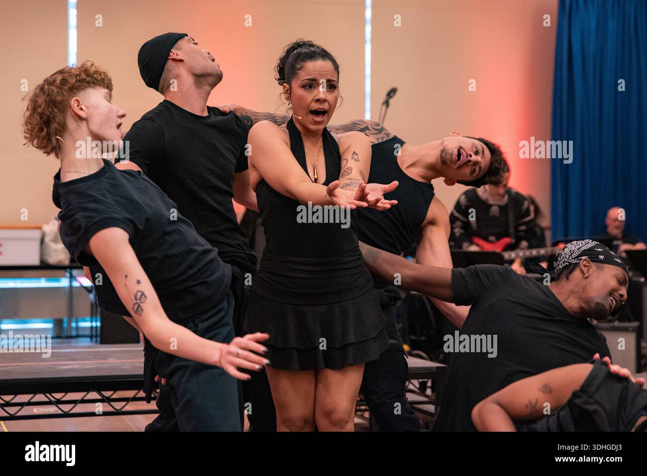 Brooke Simpson, Cast of Blood/Love: A Vampire Pop Opera Photo Call for ...