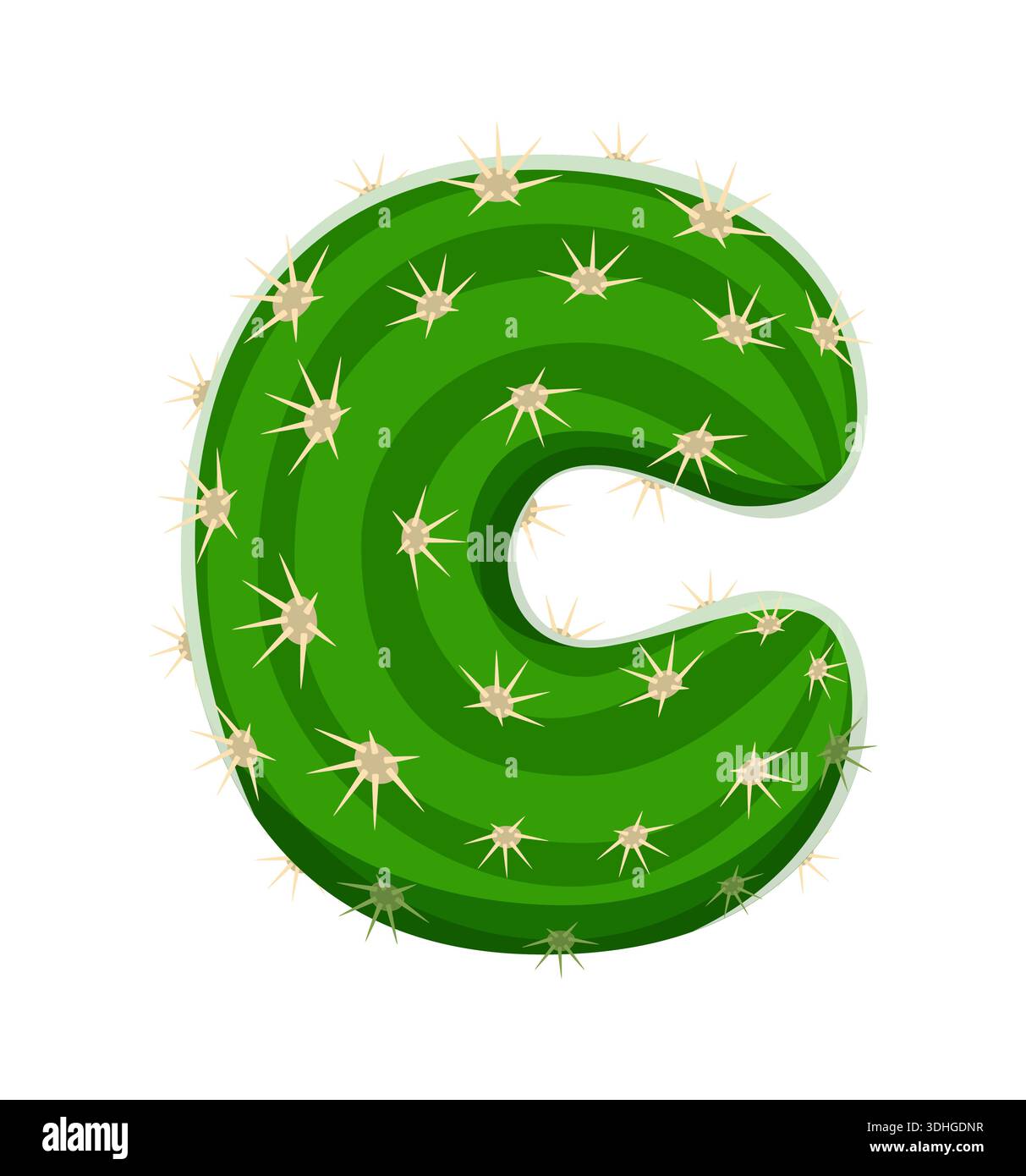 Plant dessert cactus in Stock Vector Images - Alamy