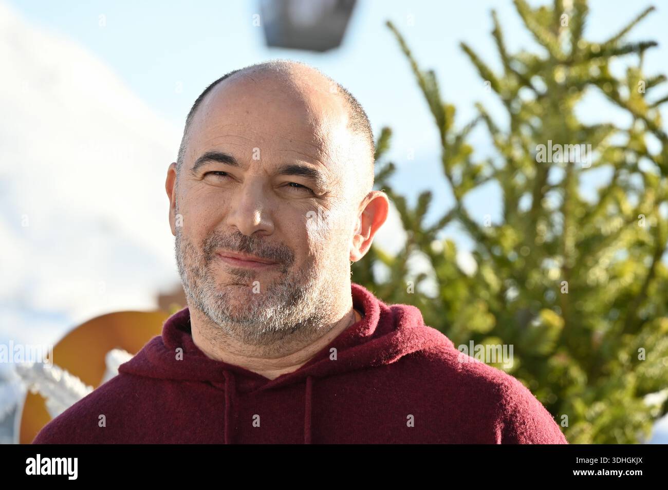 Mohamed Hamidi posing for the photocall of Tombe du ciel during the ...