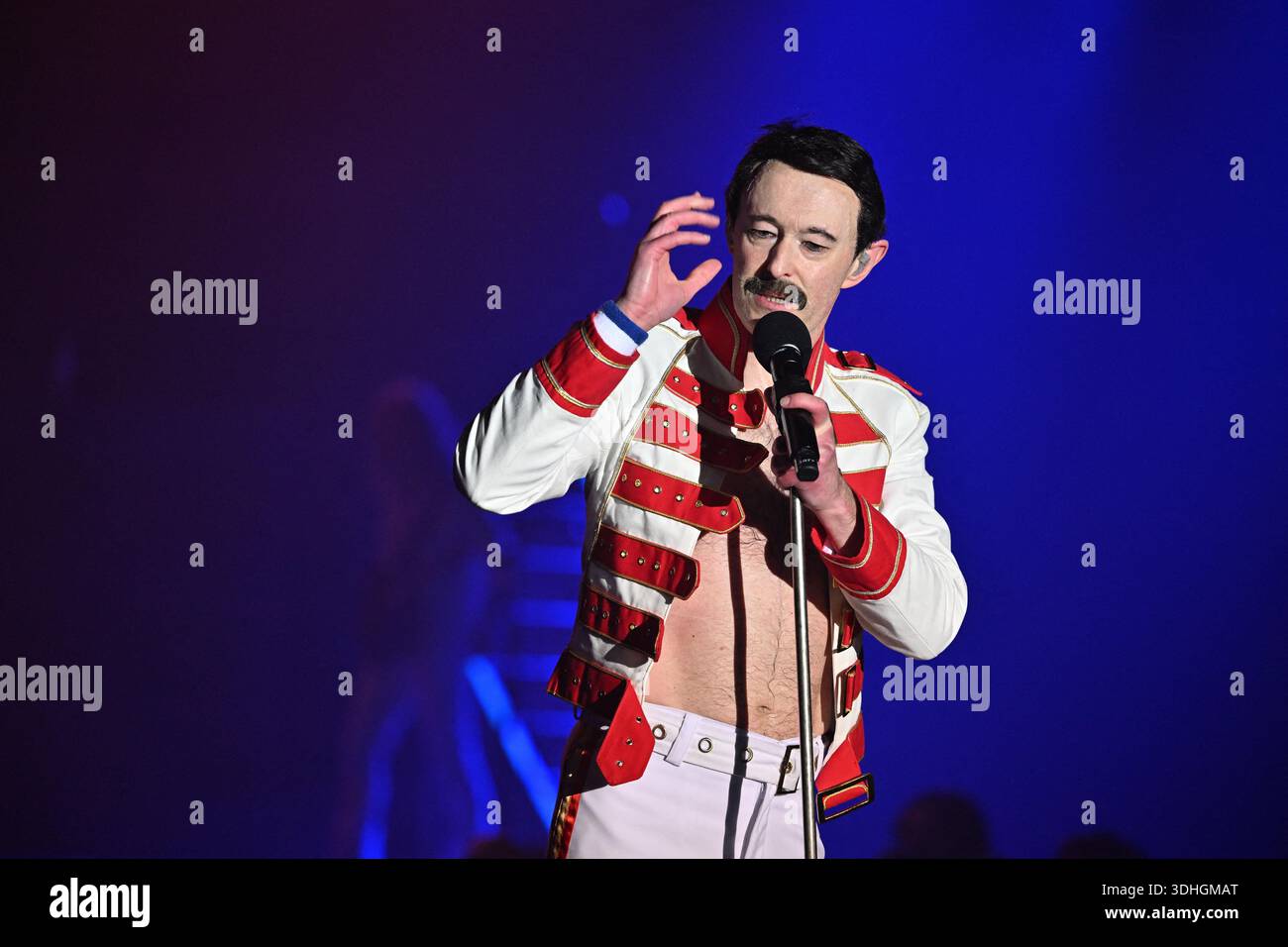 One Night of Queen, Gary Mullen performs at the Dome de Paris in Paris ...