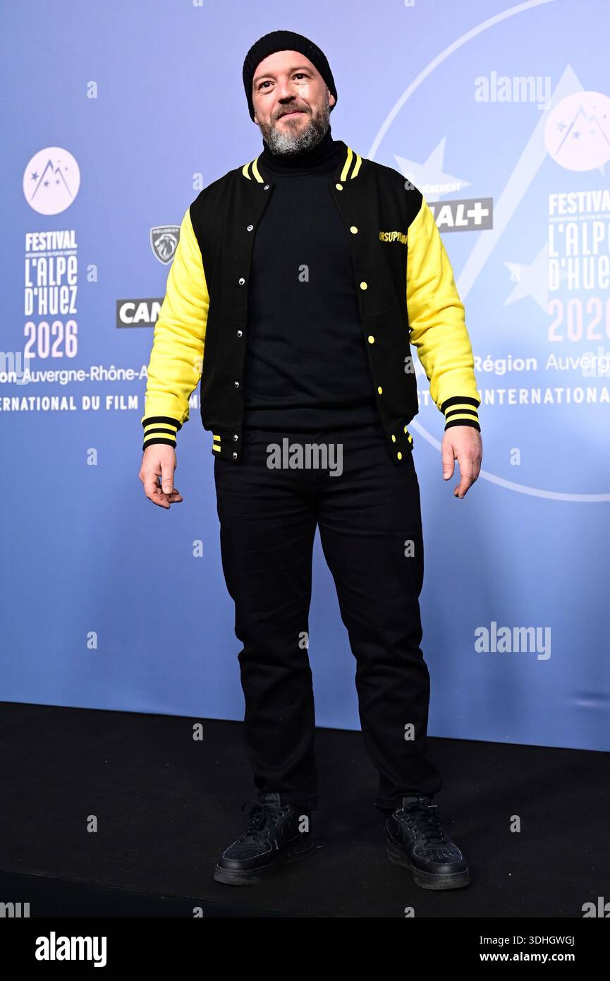 Actor Alban Ivanov attends the photocall for the film Marsupilami at ...