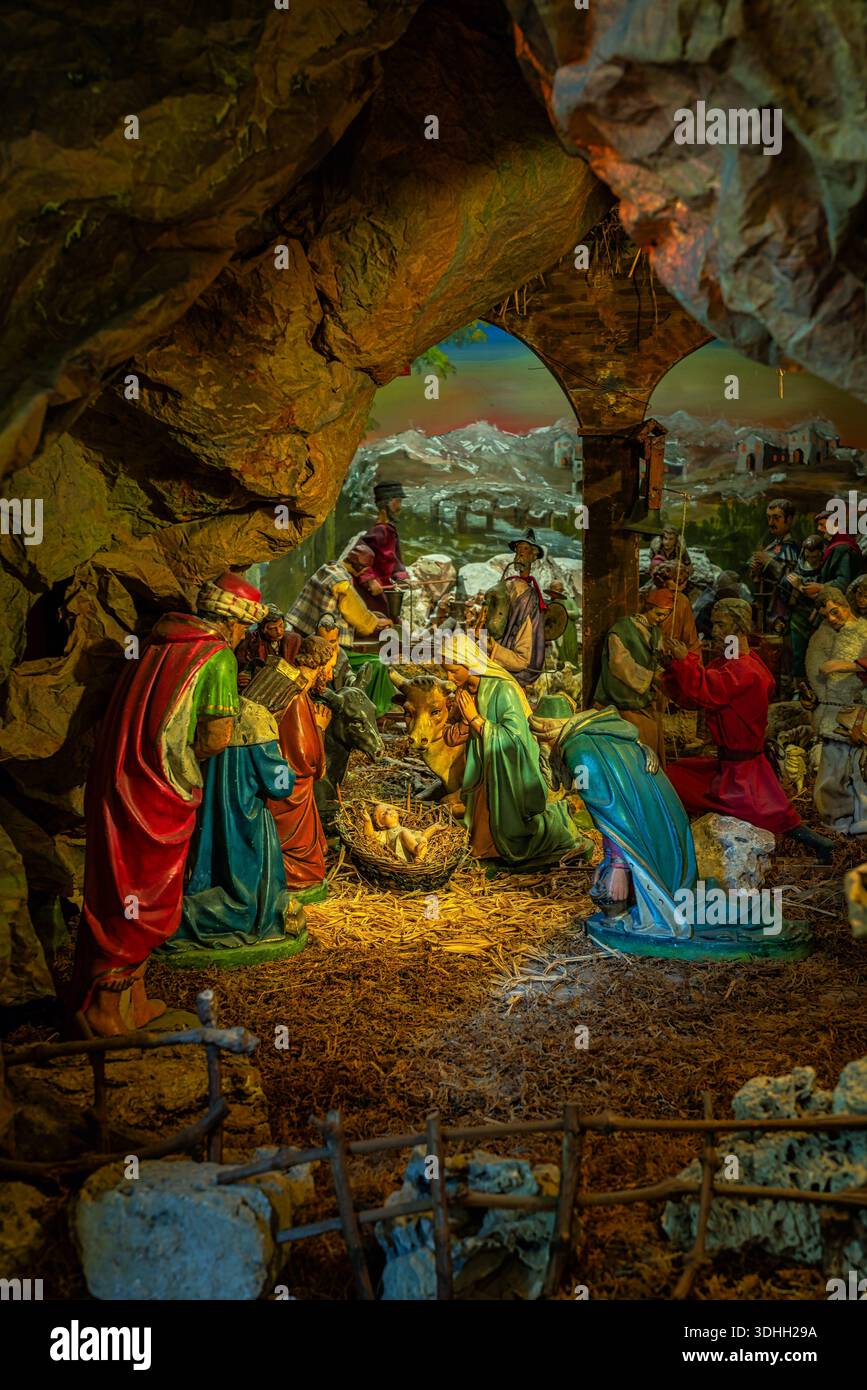 The Nativity Scene in Offida,a permanent installation, a Neapolitan ...