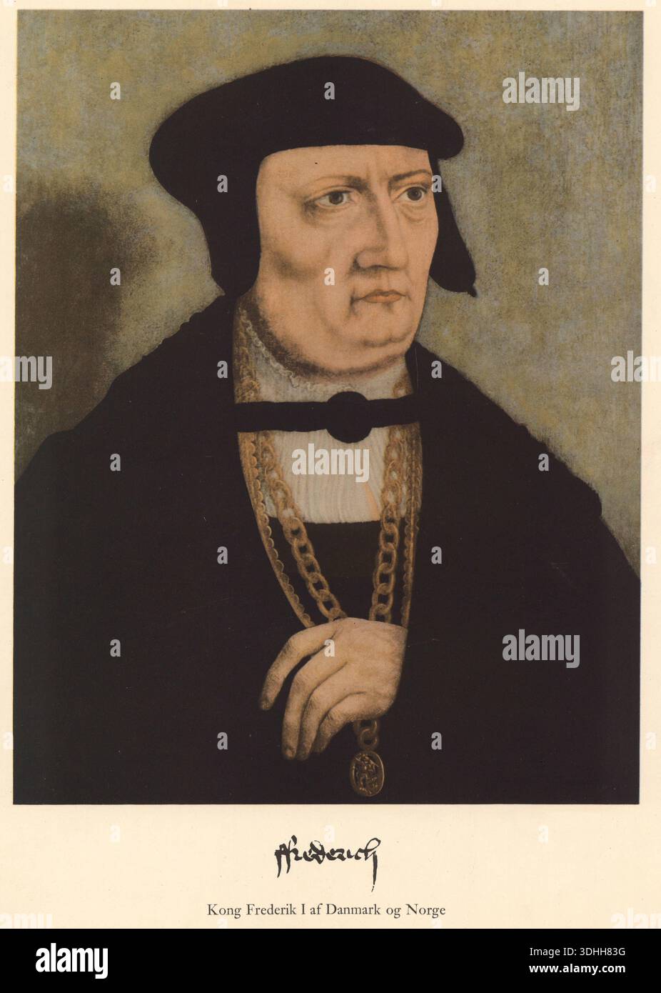 König Friedrich I. 1471 - 1533 war von 1523 bis 1533 König von Dänemark ...