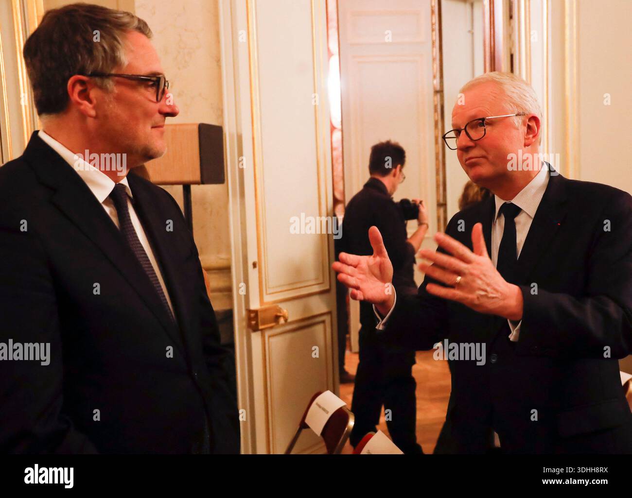 Paris, France. 21st Jan, 2026. Supreme court prosecutor Remy Heitz ...