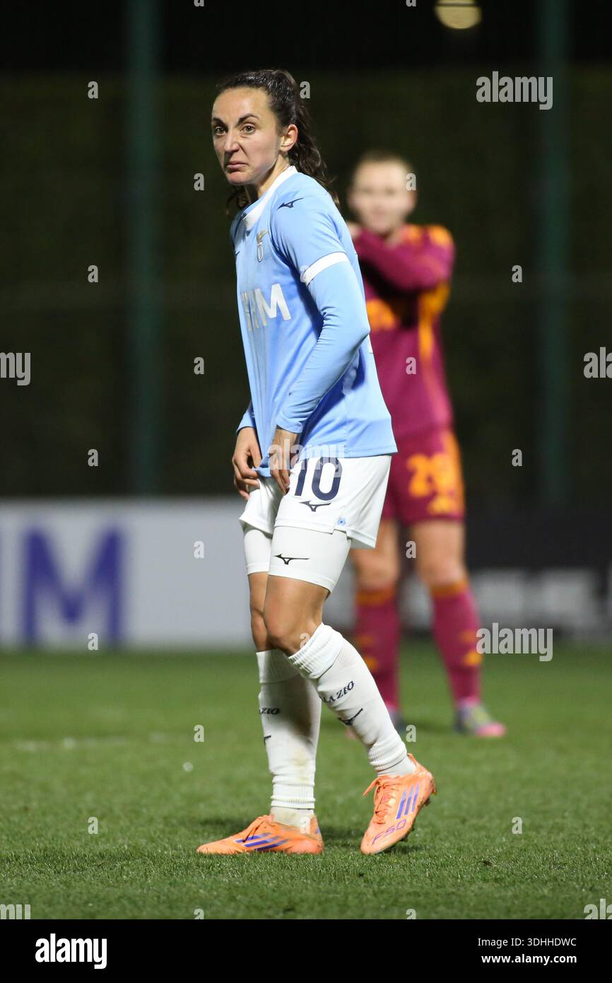 Alice Benoit of S.S. Lazio is in action during the Coppa Italia Women ...