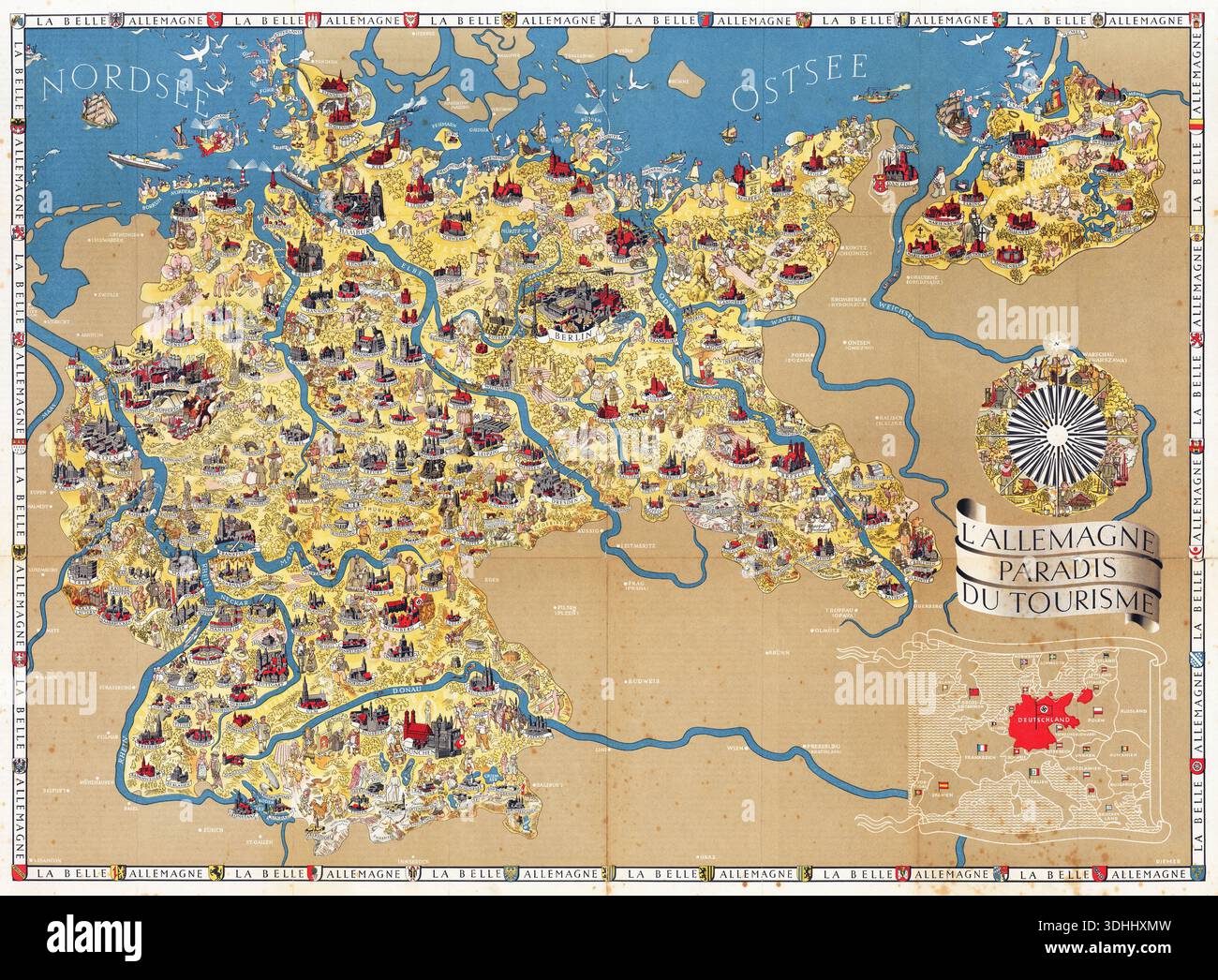 Interwar german cartography hi-res stock photography and images - Alamy