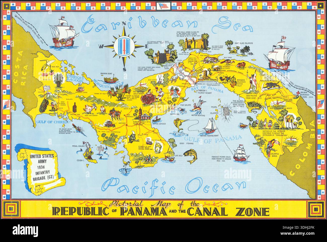 This colorful 1936 pictorial map, titled "Pictorial Map of the Republic ...