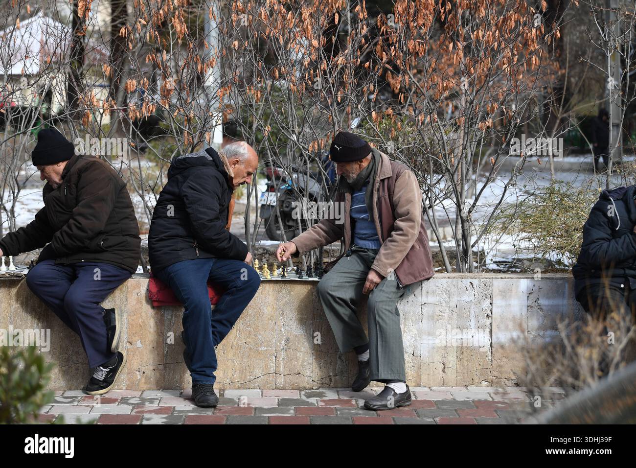 Tehran, Iran. 21st Jan, 2026. People play chess in Tehran, Iran, Jan ...