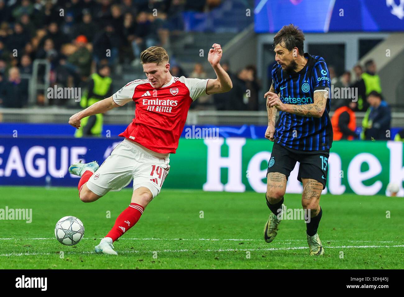Viktor Gyokeres of Arsenal FC seen in action during UEFA Champions ...