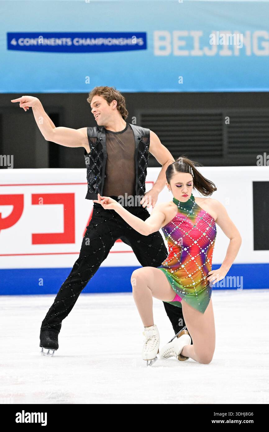 Beijing, China. 22nd Jan, 2026. Caroline Green (R)/Michael Parsons of ...