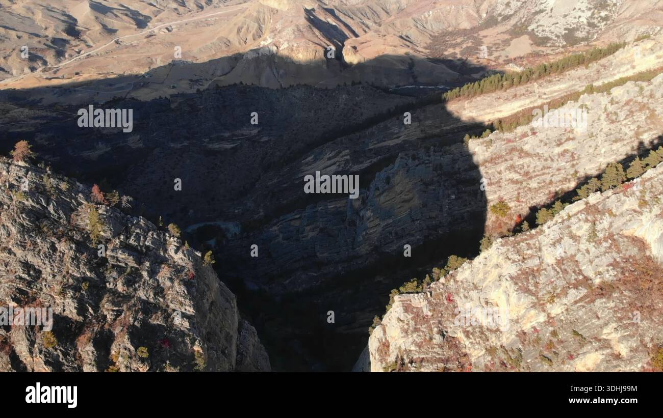 Aerial Drone Survey Highlights Dramatic Geological Features And Rugged ...