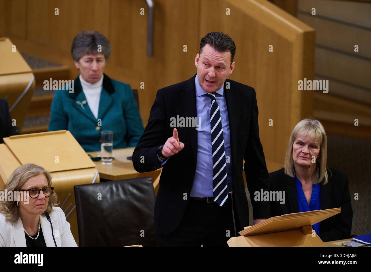 Edinburgh Scotland, UK 22 January 2026. Russell Findlay MSP at the ...