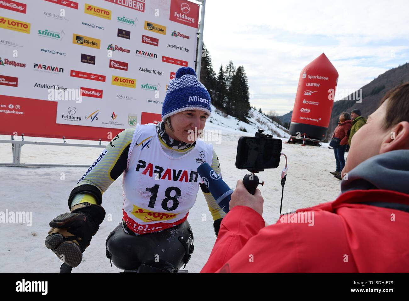 Anna-Lena Forster (BRSV Radolfzell) was a sought-after interview ...
